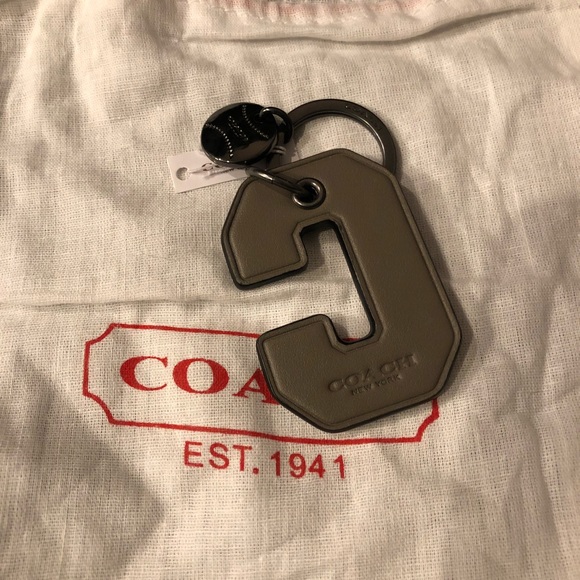 Coach | Accessories | Coach Varsity C Keychainbag Charm Nwt | Poshmark